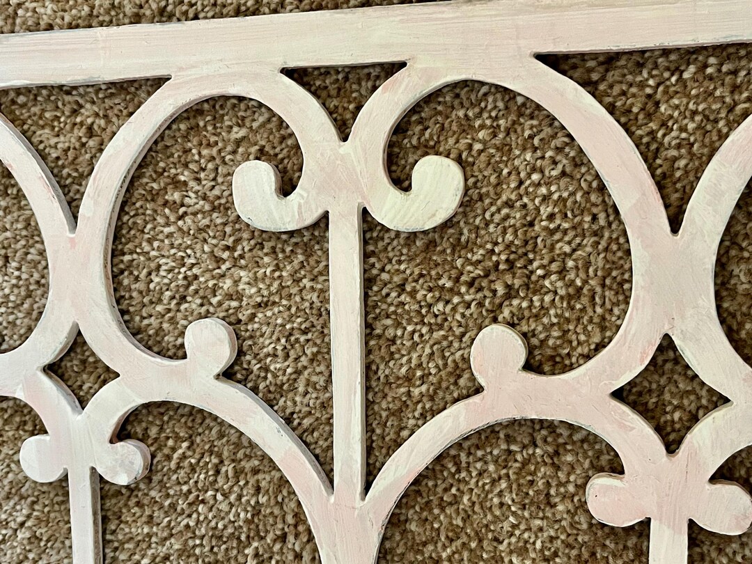 Vintage Fretwork Olde China Cabinet Fretwork Wooden Fretwork Vintage ...