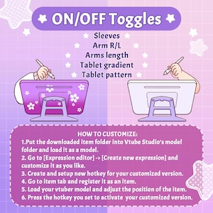 Customizable Vtuber Drawing Tablet | Rigged Live2d Vtuber Asset ...