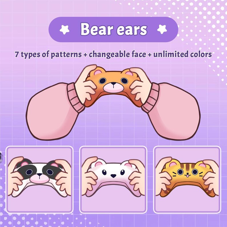Customizable Live2d Vtuber Asset | Rigged Game Controller | Vtuber Hand ...