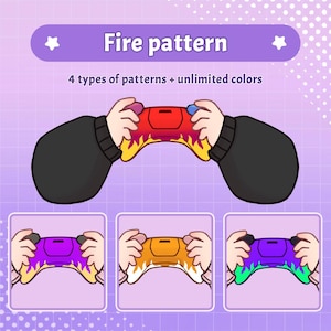 Customizable Live2d Vtuber Asset | Rigged Game Controller | Vtuber Hand ...