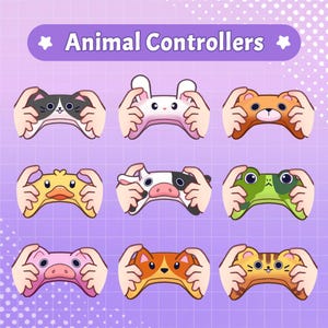 Customizable Live2d Vtuber Asset | Rigged Game Controller | Vtuber Hand ...