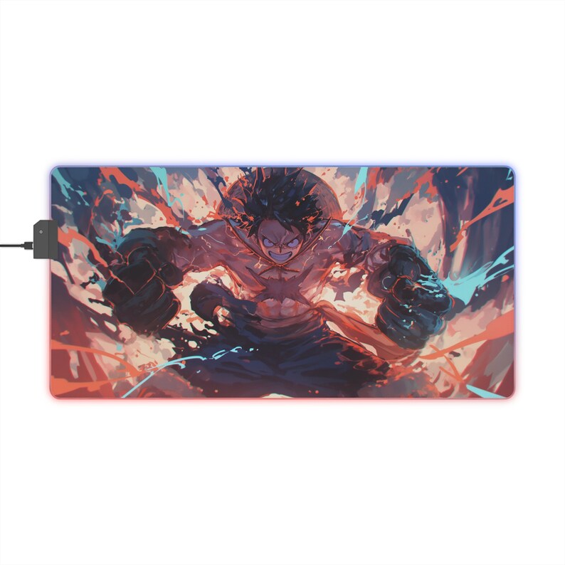 Monkey D Luffy Gear LED Gaming Mouse Pad - Etsy