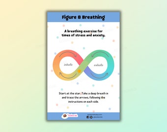 Figure 8 Breathing Sticker Figure 8 Breathing Exercise Finger Tracing ...