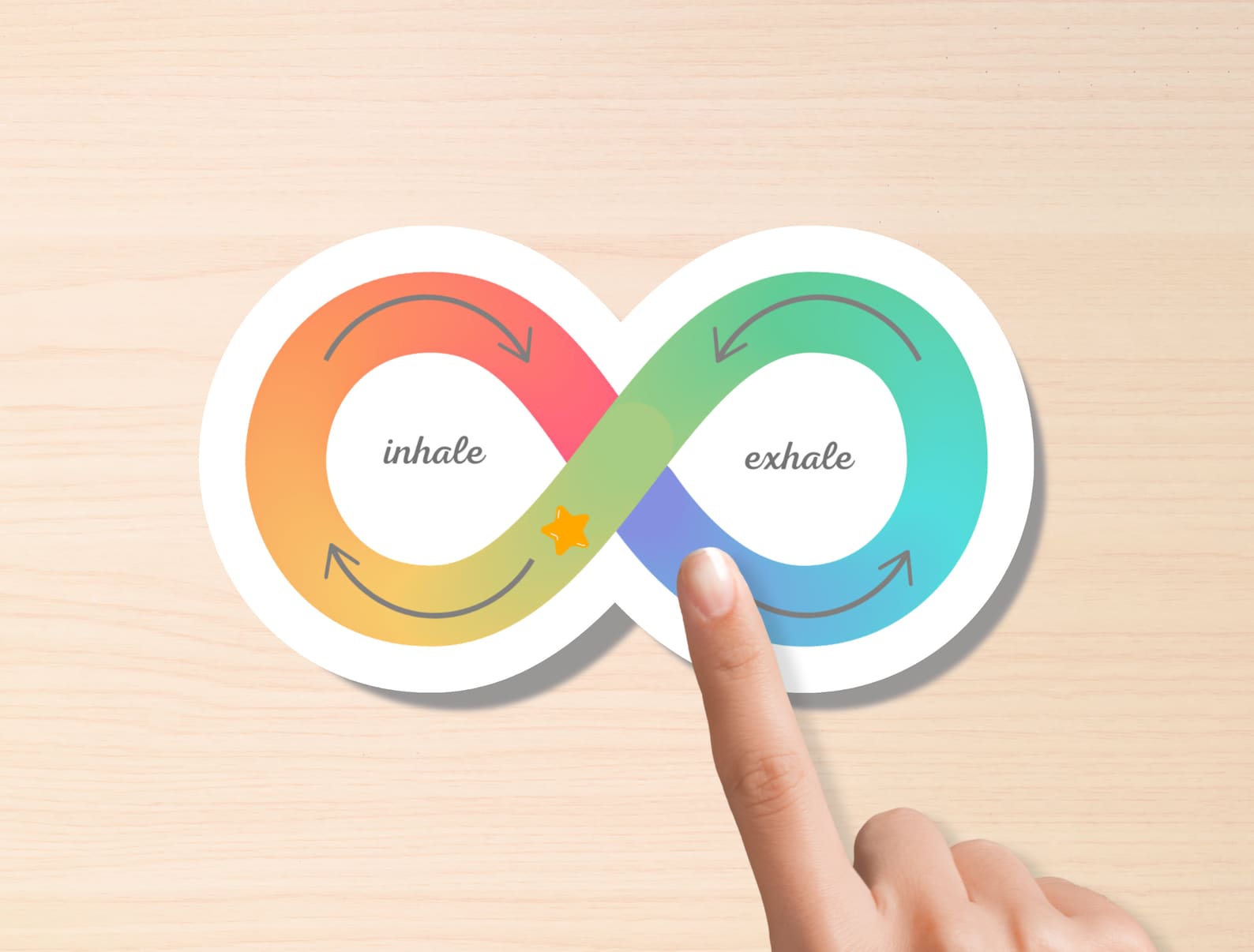 Figure 8 Breathing Sticker • Figure 8 Breathing Exercise • Finger ...