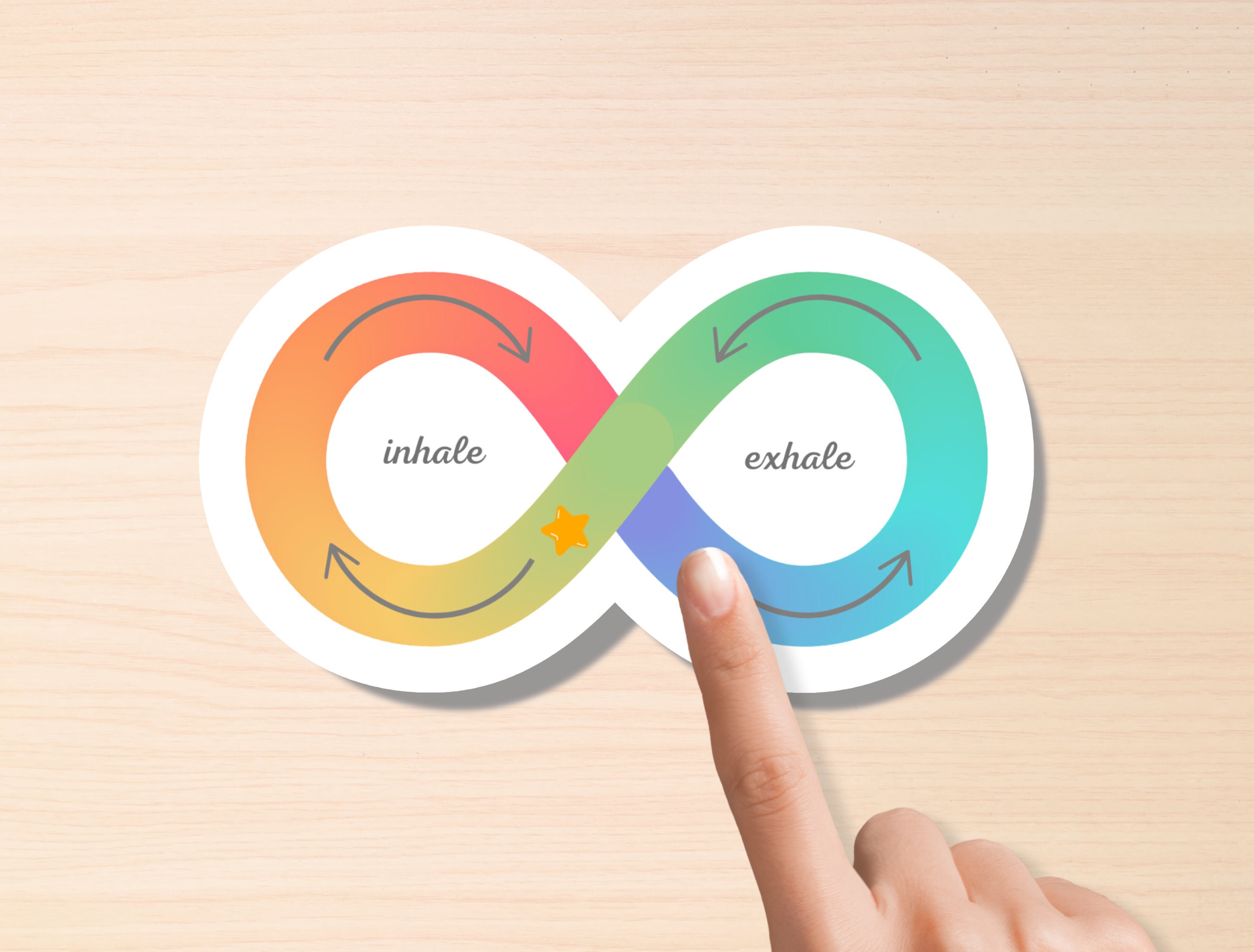 Figure 8 Breathing Sticker • Figure 8 Breathing Exercise • Finger ...