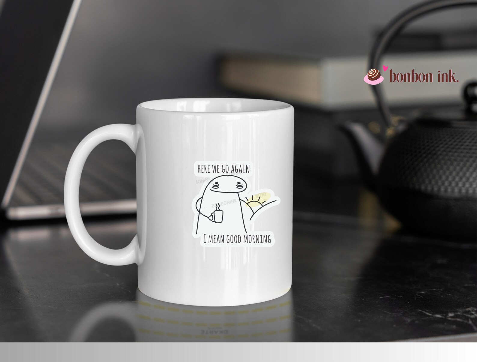 Here We Go Again, I Mean Good Morning Sticker • Flork Meme Sticker ...