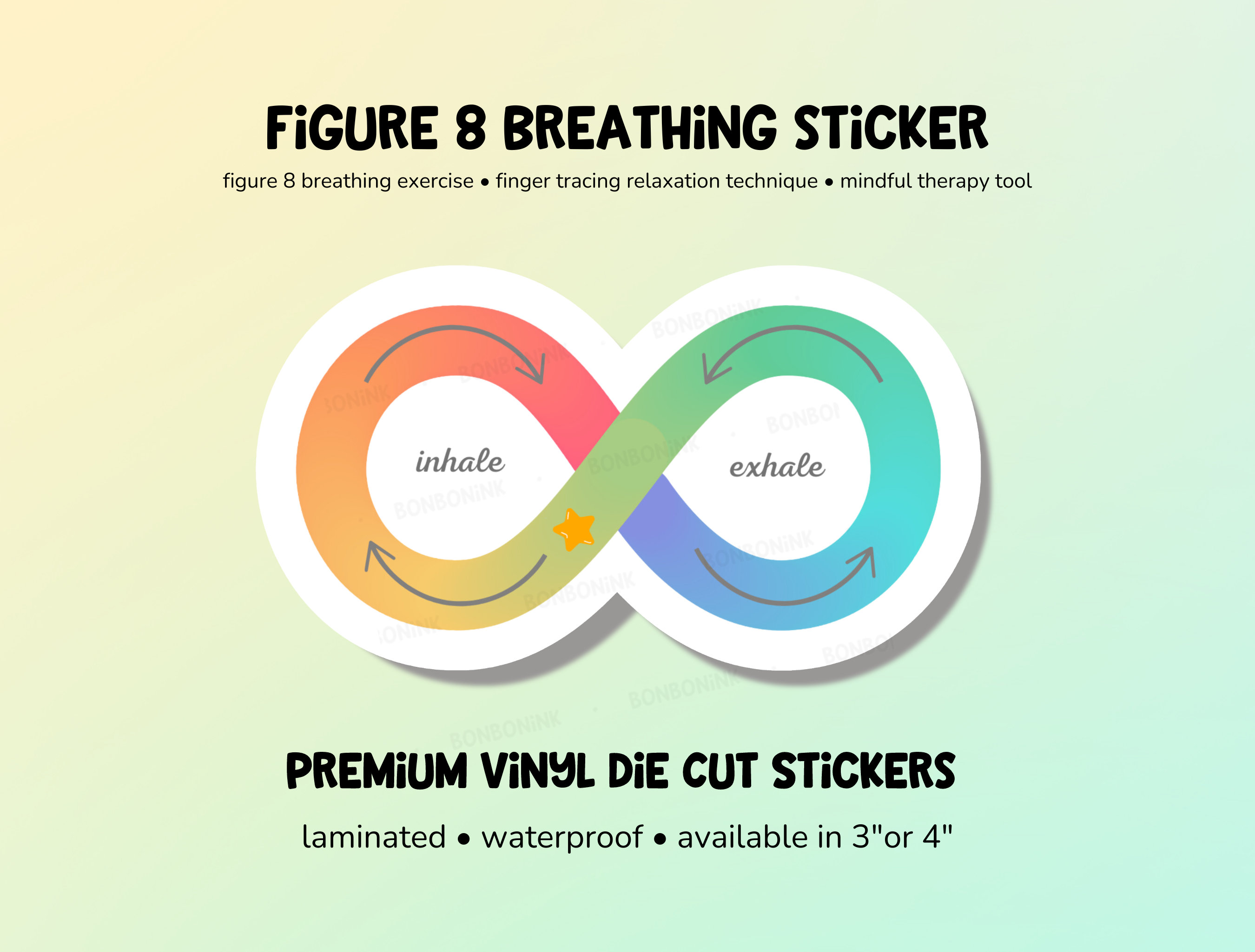 Figure 8 Breathing Sticker • Figure 8 Breathing Exercise • Finger ...