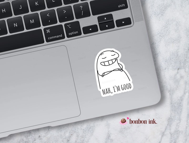 Nah, I'm Good Sticker • Flork Meme Stickers • Dark Chocolate Collection ...