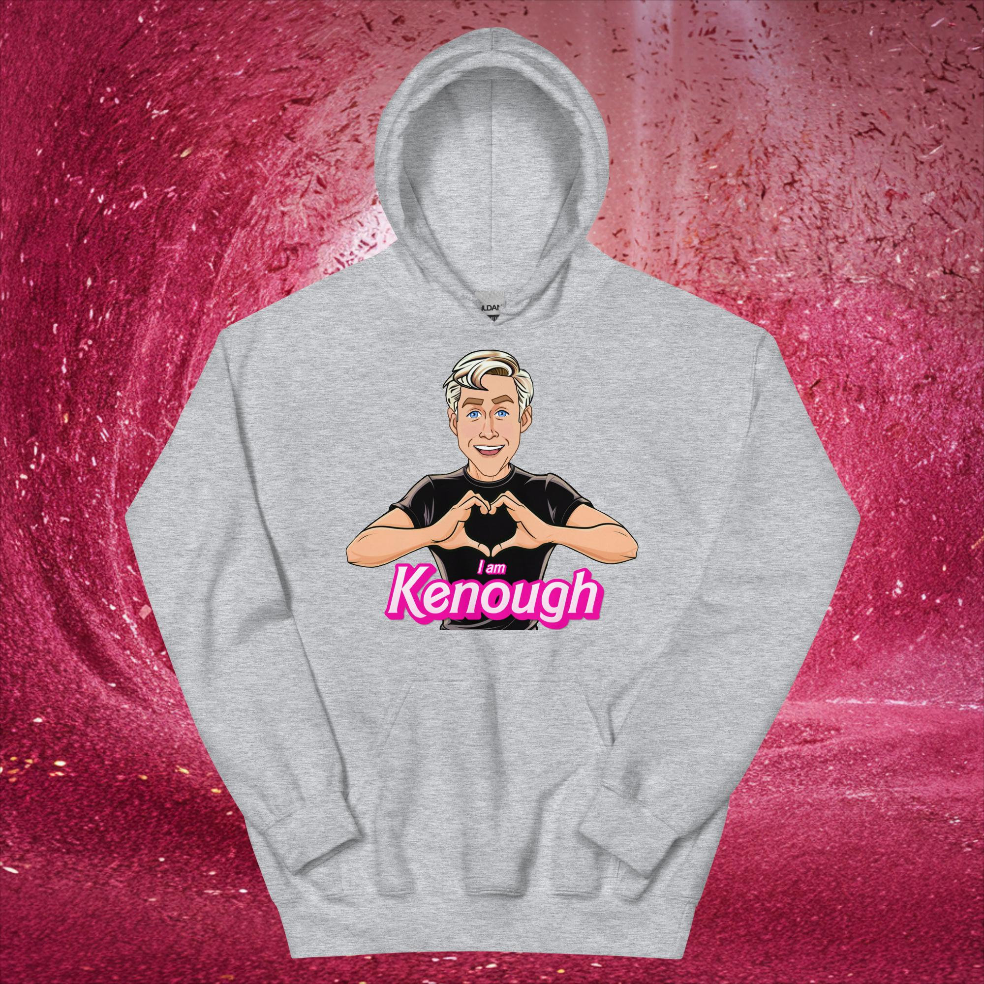 I Am Kenough Hoodie Ken Jumper Ryan Gosling Hoodie Barbie Pullover Ken Gift Barbie Gift I'm ...