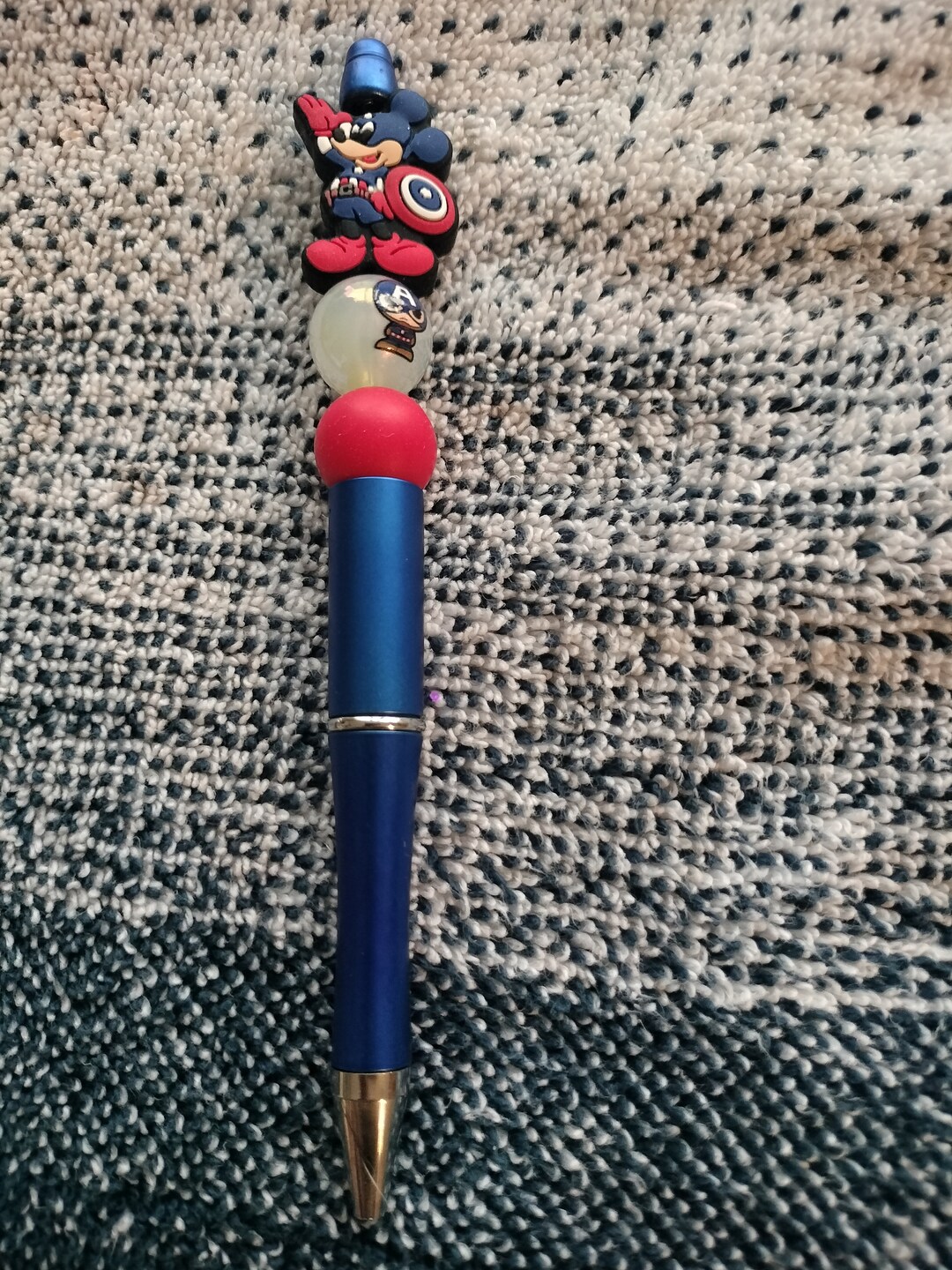 Captain America Mickey Pen - Etsy
