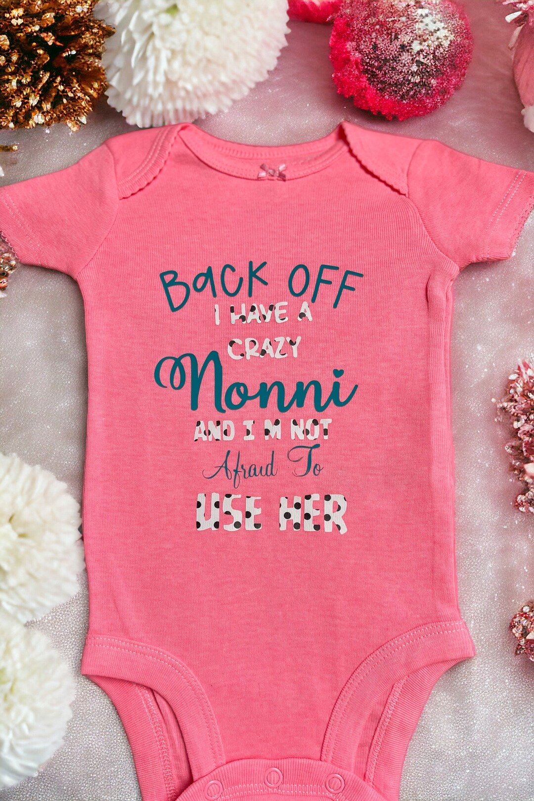 Personalized Grandmother/mimi/nonni Baby Onesie - Etsy