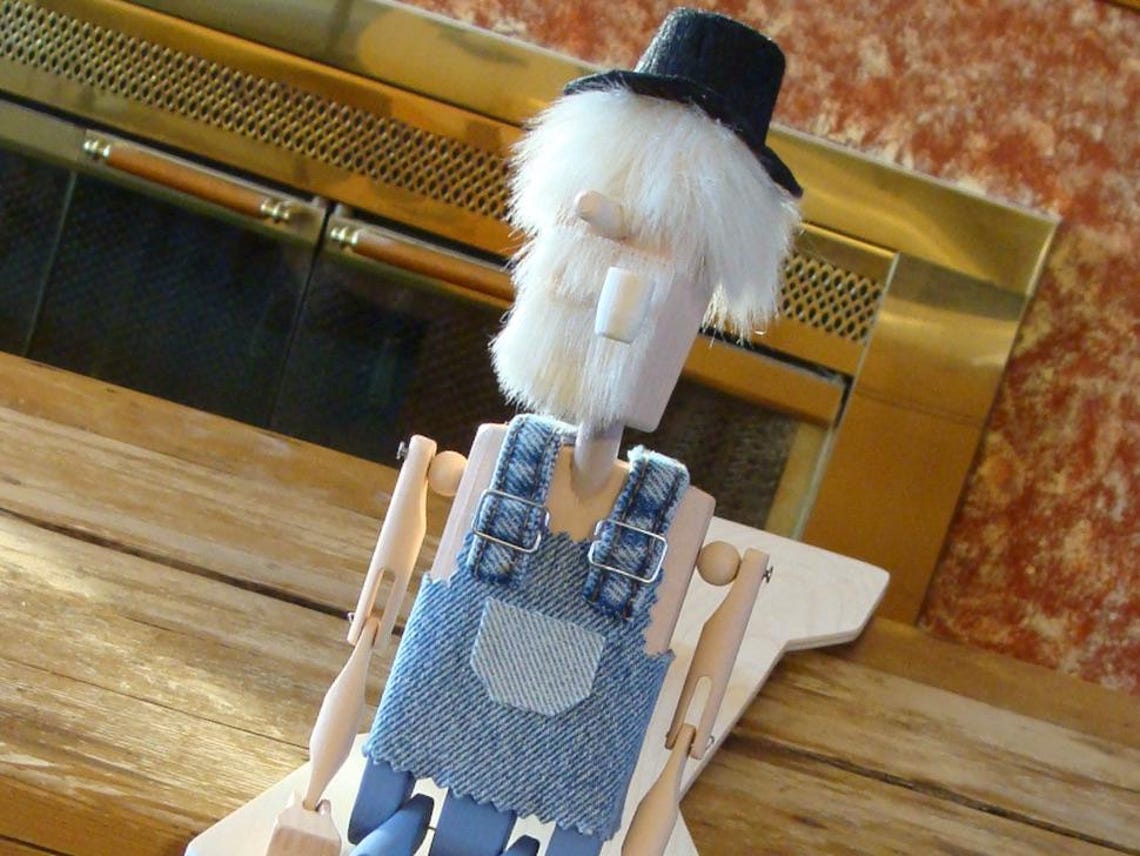Foot Pedal Dancer With Pa Jig Limberjack Doll for Hands-free Jigging ...