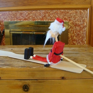 Rustic Jig Doll, Santa Claus -- Hand Crafted Wooden Dancing Doll - Etsy