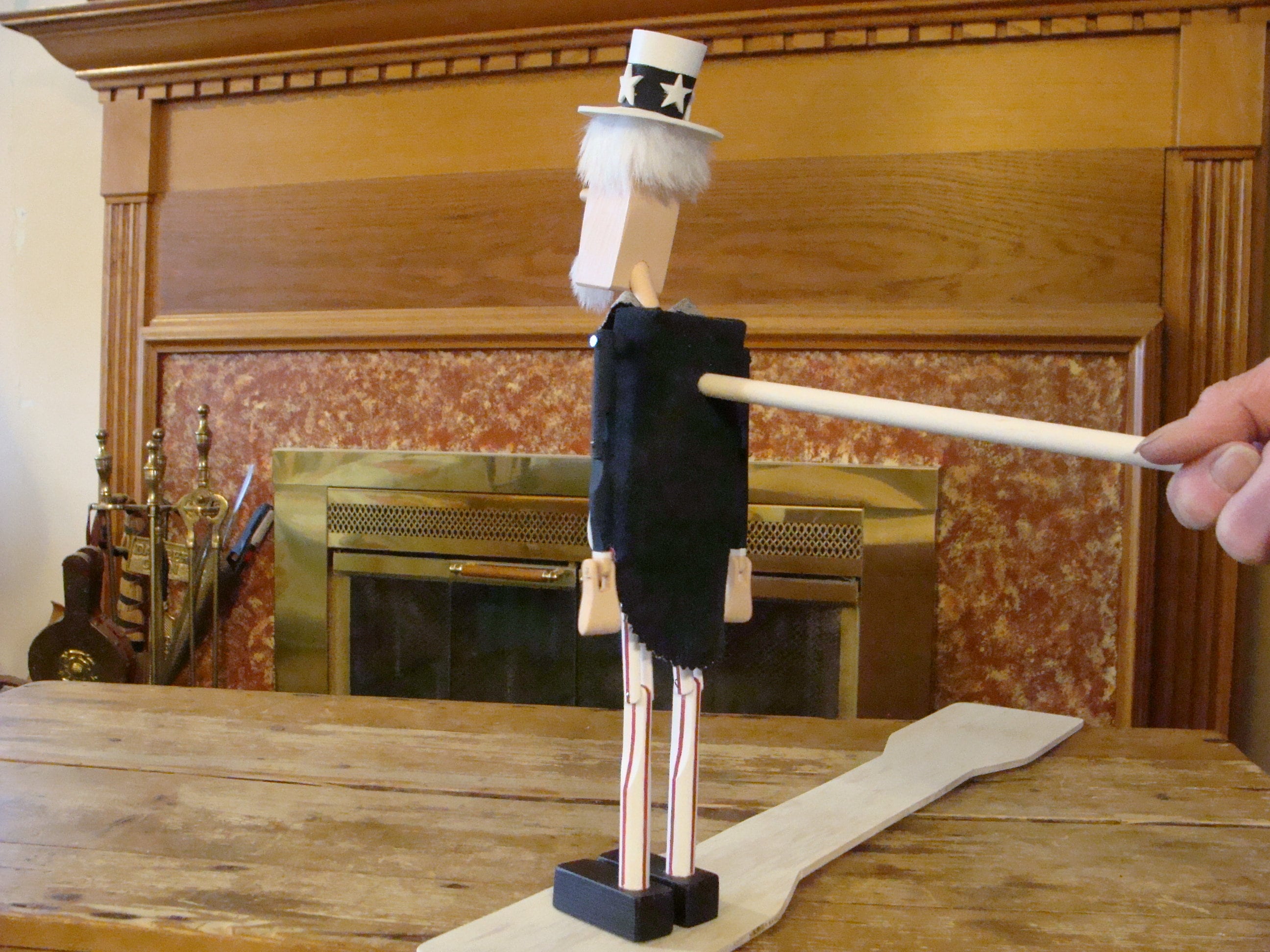 Jig Limberjack Doll - "uncle Sam" Handcrafted Dancing Doll - Etsy