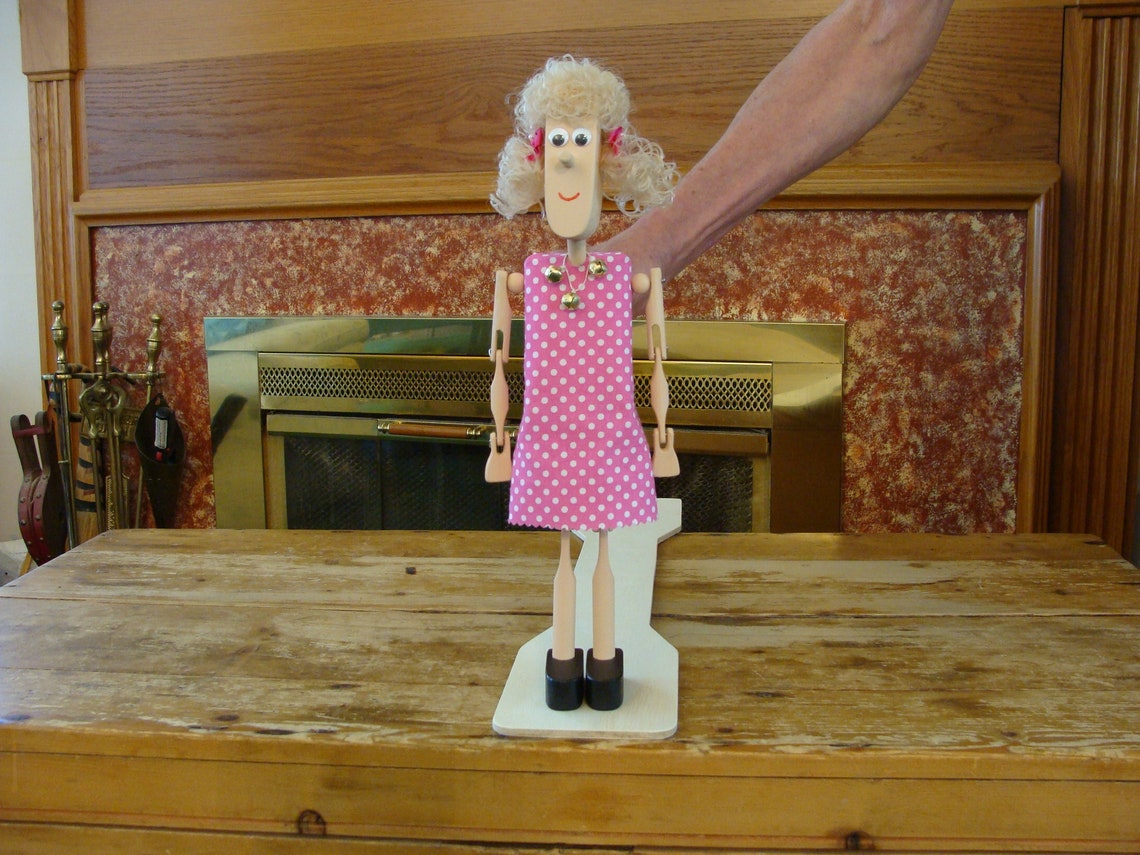 Jig Limberjack Doll - "nellie" Handcrafted Dancing Doll - Etsy