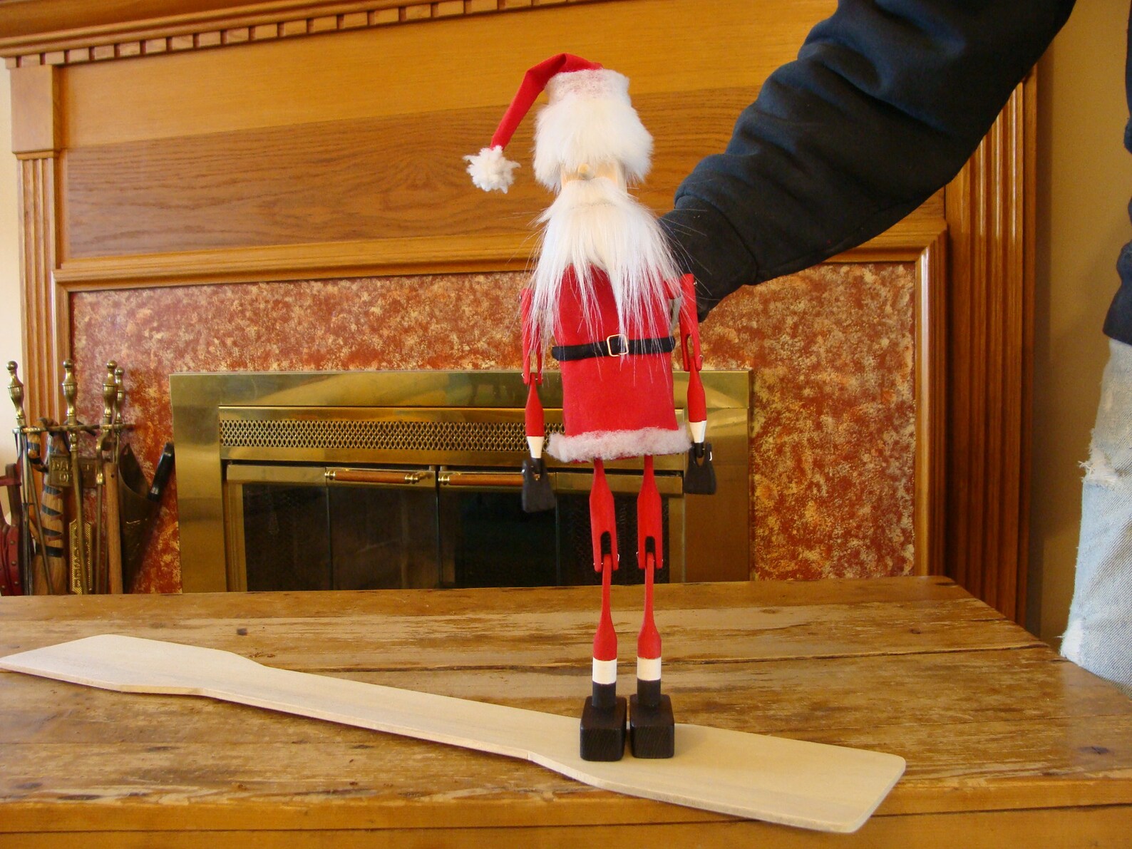 Rustic Jig Doll, Santa Claus -- Hand Crafted Wooden Dancing Doll - Etsy