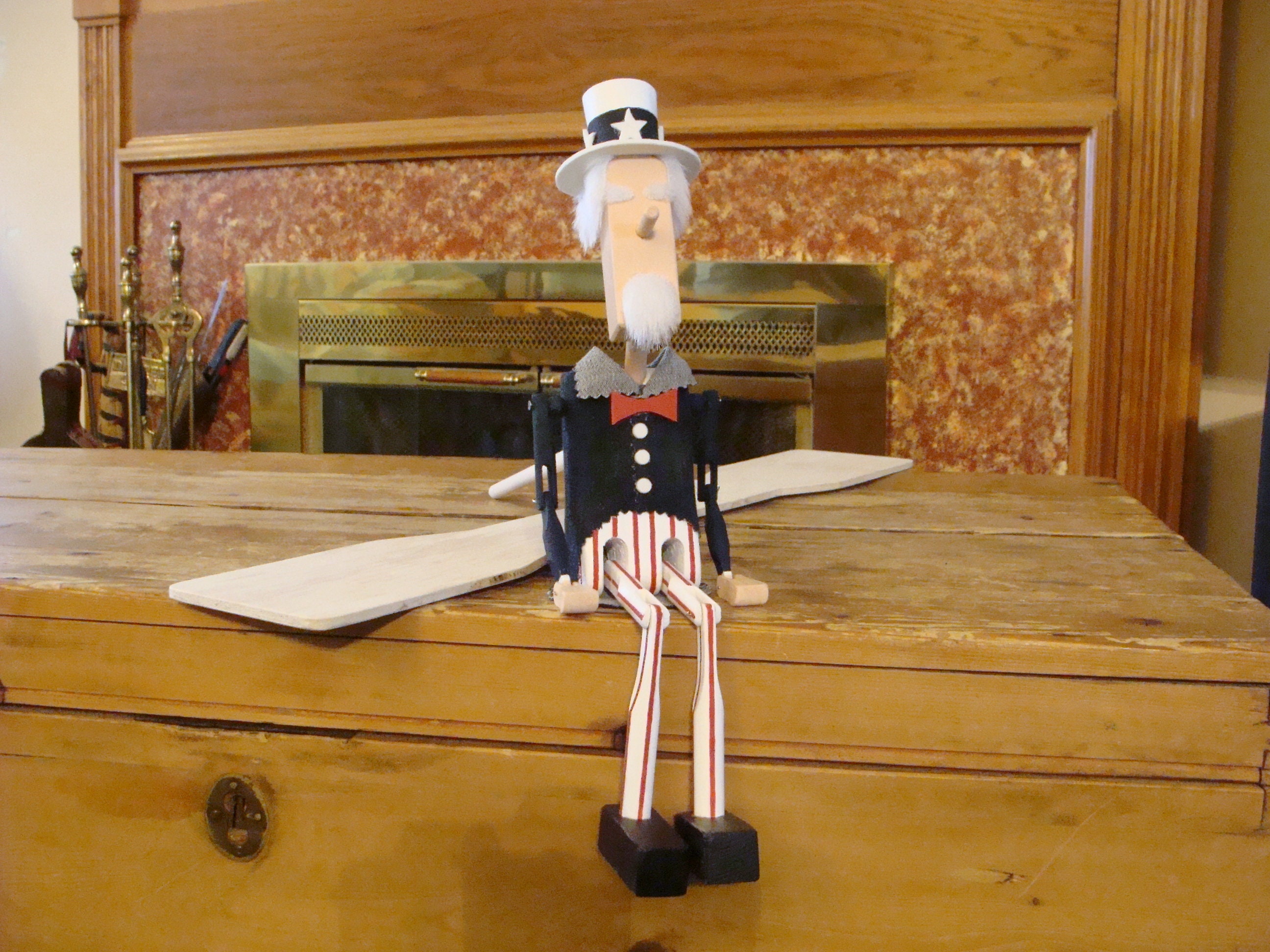 Jig Limberjack Doll - "uncle Sam" Handcrafted Dancing Doll - Etsy