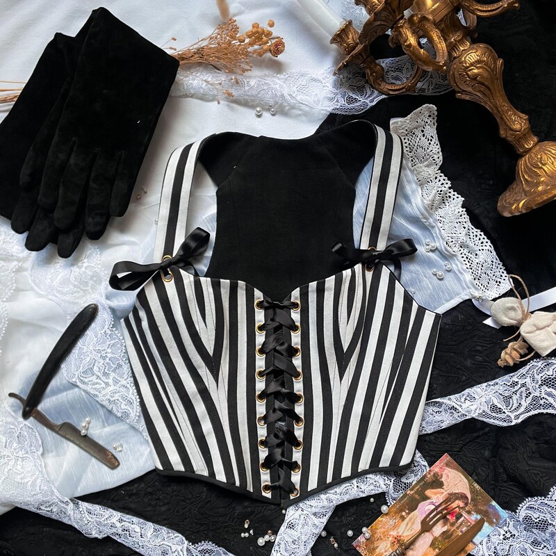 Stripe Corset - Etsy