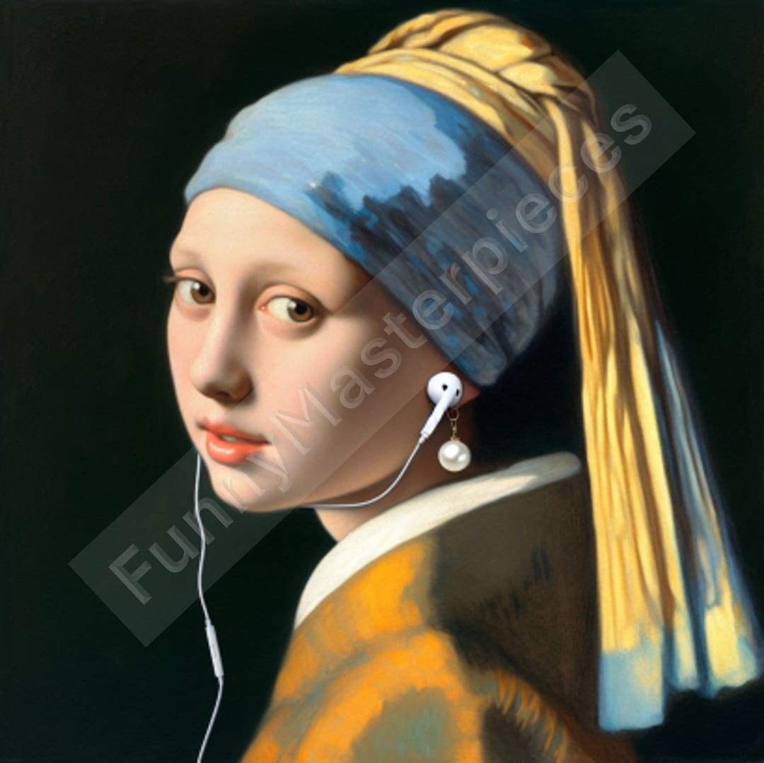 Vermeer Girl With a Pearl Earring Vermeer Paintings Digital Art Print ...