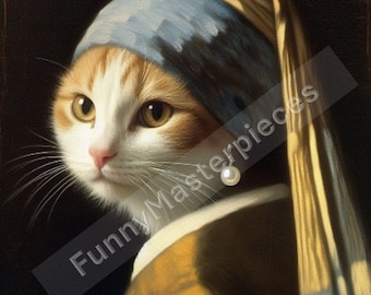 Vermeer Girl With a Pearl Earring and Lollipop Vermeer Painting Girl ...