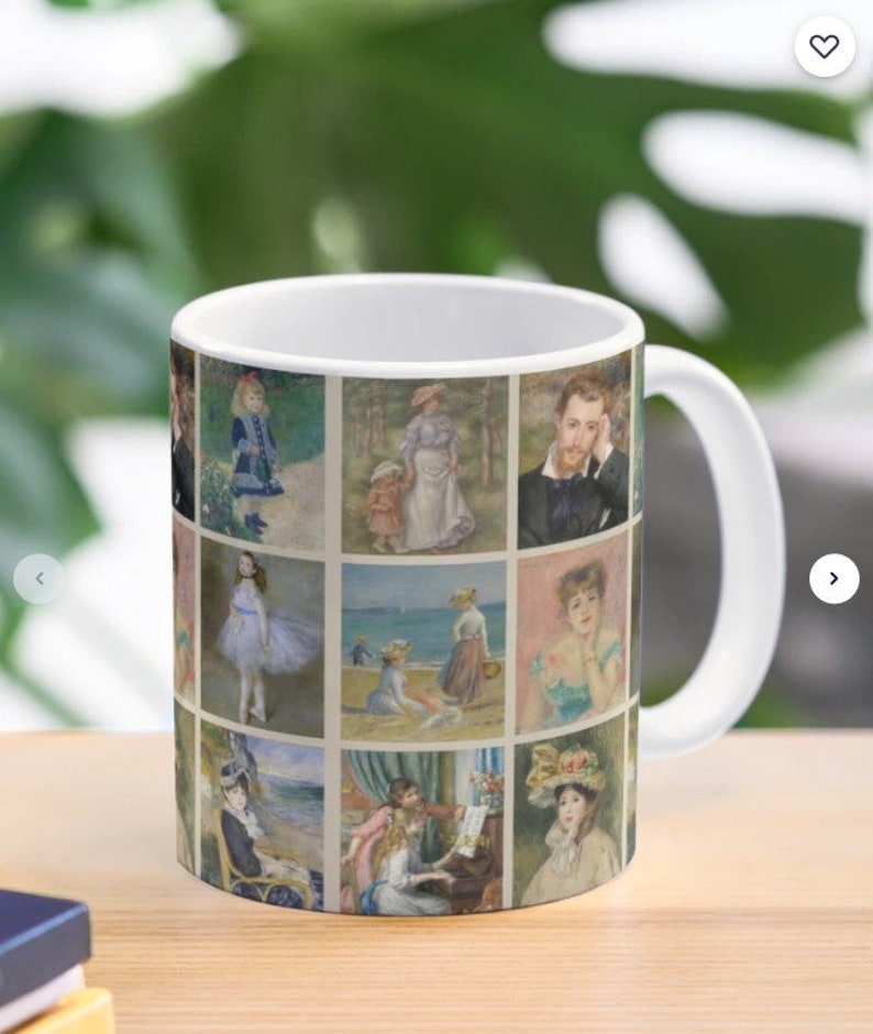 Renoir Art Collage Printable Pierre-auguste Renoir Paintings Art Lover ...