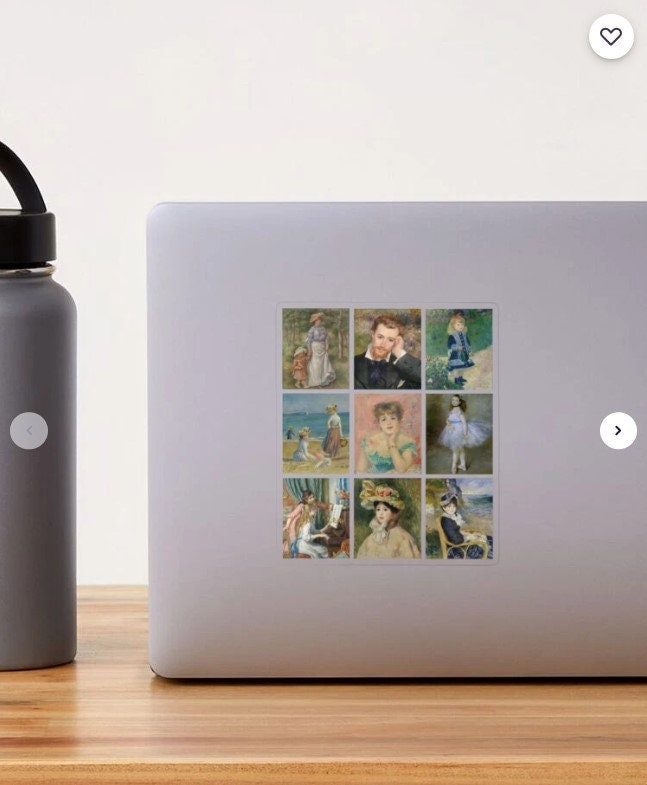 Renoir Art Collage Printable Pierre-auguste Renoir Paintings Art Lover ...