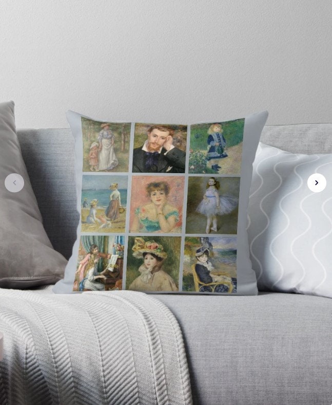 Renoir Art Collage Printable Pierre-auguste Renoir Paintings Art Lover ...