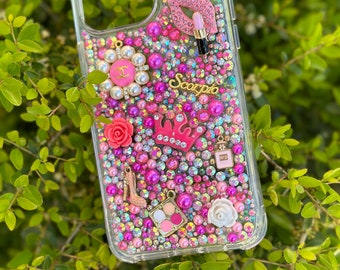 Handmade Blinged Out Glass Rhinestones Cell Phone Case Bling Bling - Etsy