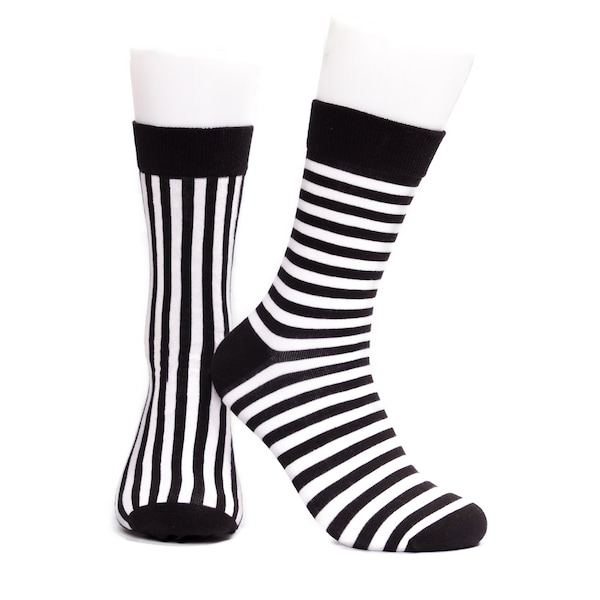 Black and White Socks for Women - Etsy