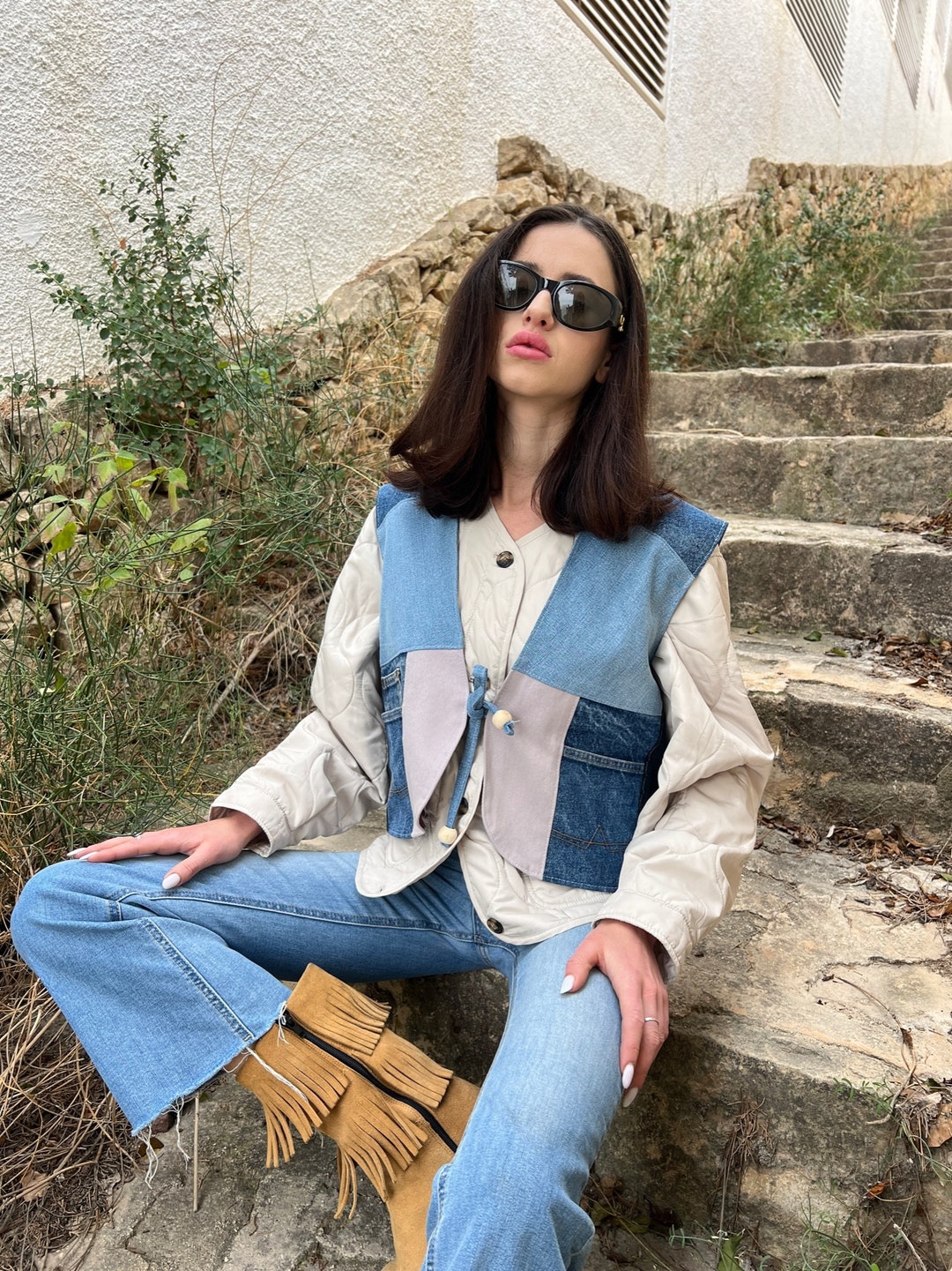 Denim Reinvented: Introducing the 'denim Addition' Upcycled Vest ...