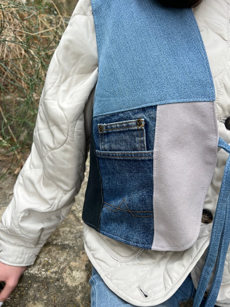 Denim Reinvented: Introducing the 'denim Addition' Upcycled Vest ...