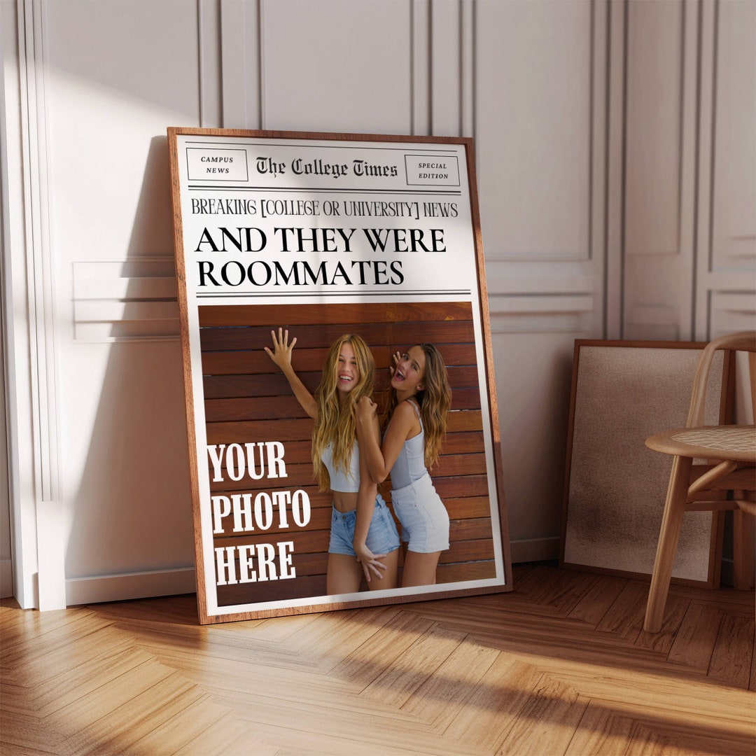 Custom College Merch Newspaper Print Breaking News: and They Were ...