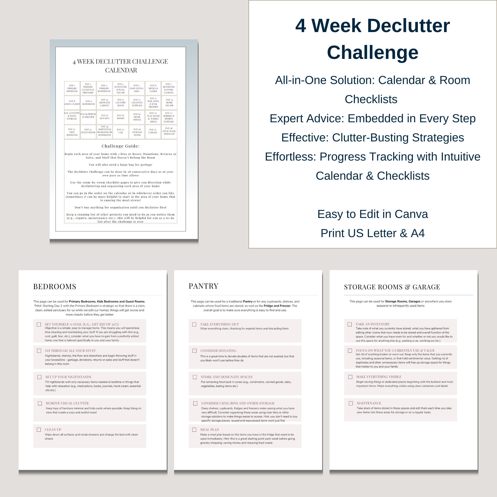 Ultimate Cleaning Schedule Cleaning Checklist Life Binder Decluttering Guide Editable Chore ...