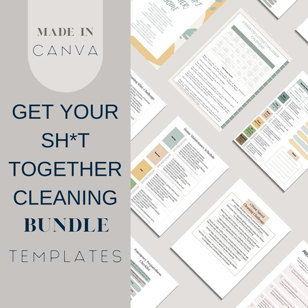 Get Your Sh*t Together Home: Cleaning Planner, Task Tracker, Daily ...