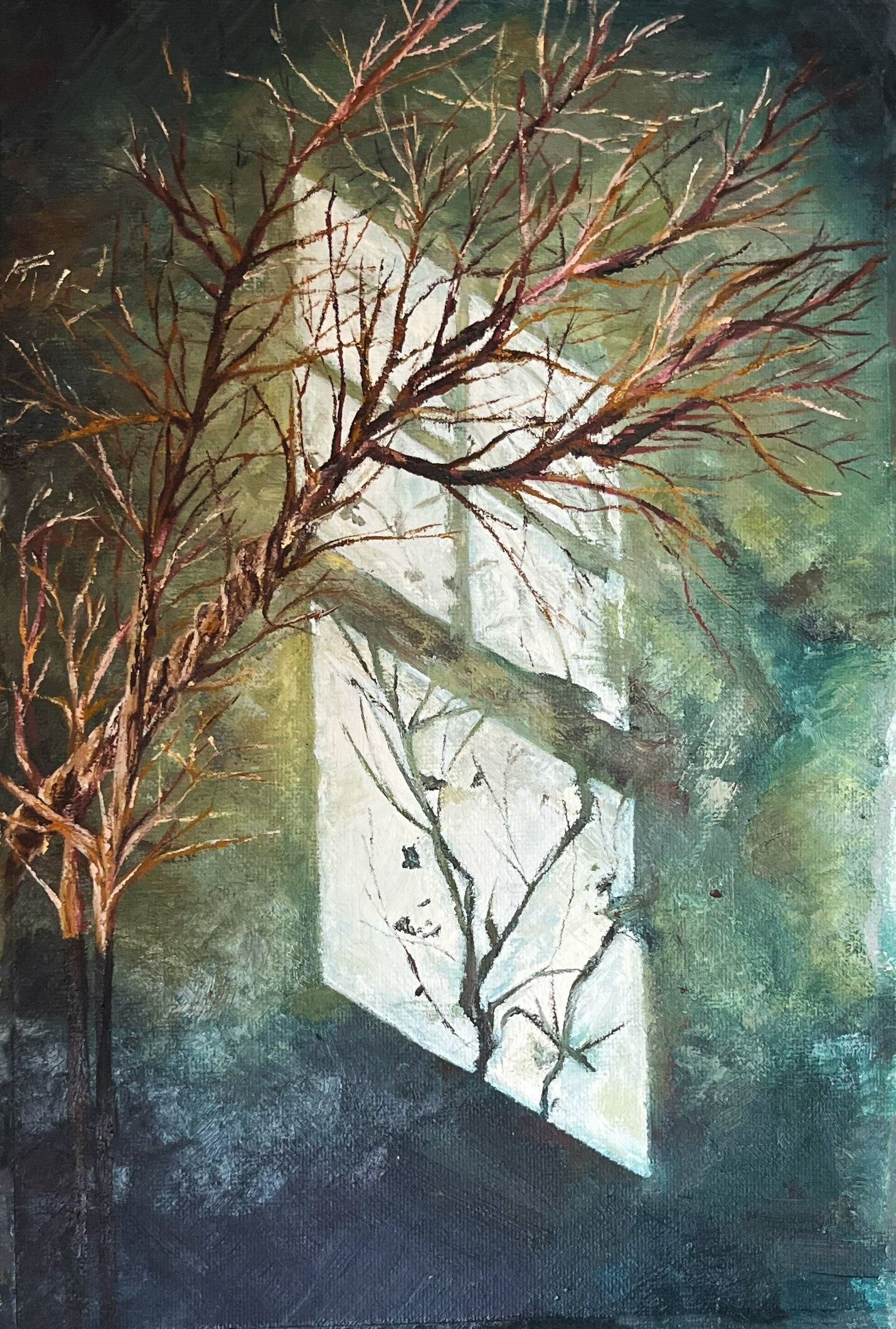 Still Life - Oil Painting Print; Tree Branches - Etsy