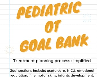 Goal Writing for Pediatric Occupational Therapists Tips, OT, Cota ...