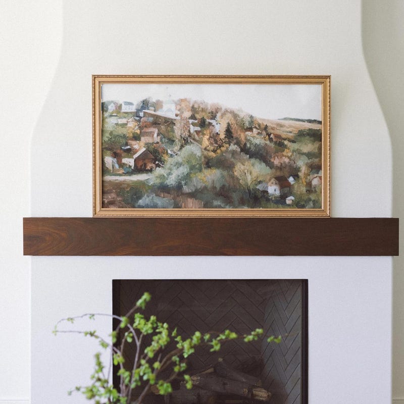 Frame Tv White Oak Frame - Etsy