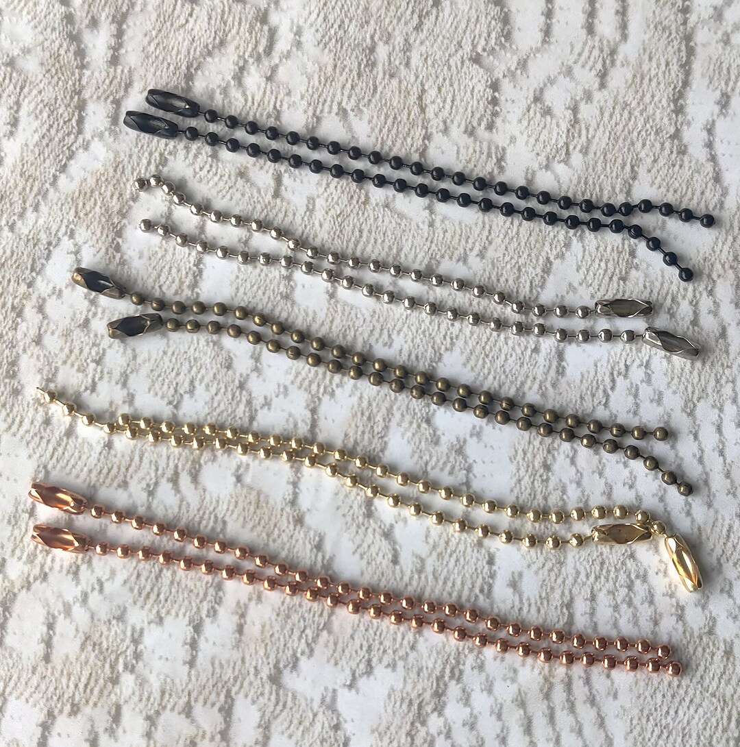 NEW Variety of 4 Inch Ball Chains With Closures - Etsy