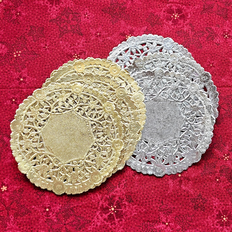 Gold Paper Doilies - Etsy