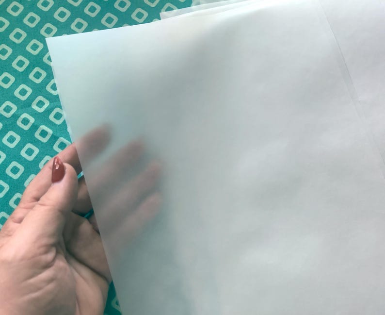 Printable White Transparent Vellum Sheets: 10 Count Sample Set - Etsy
