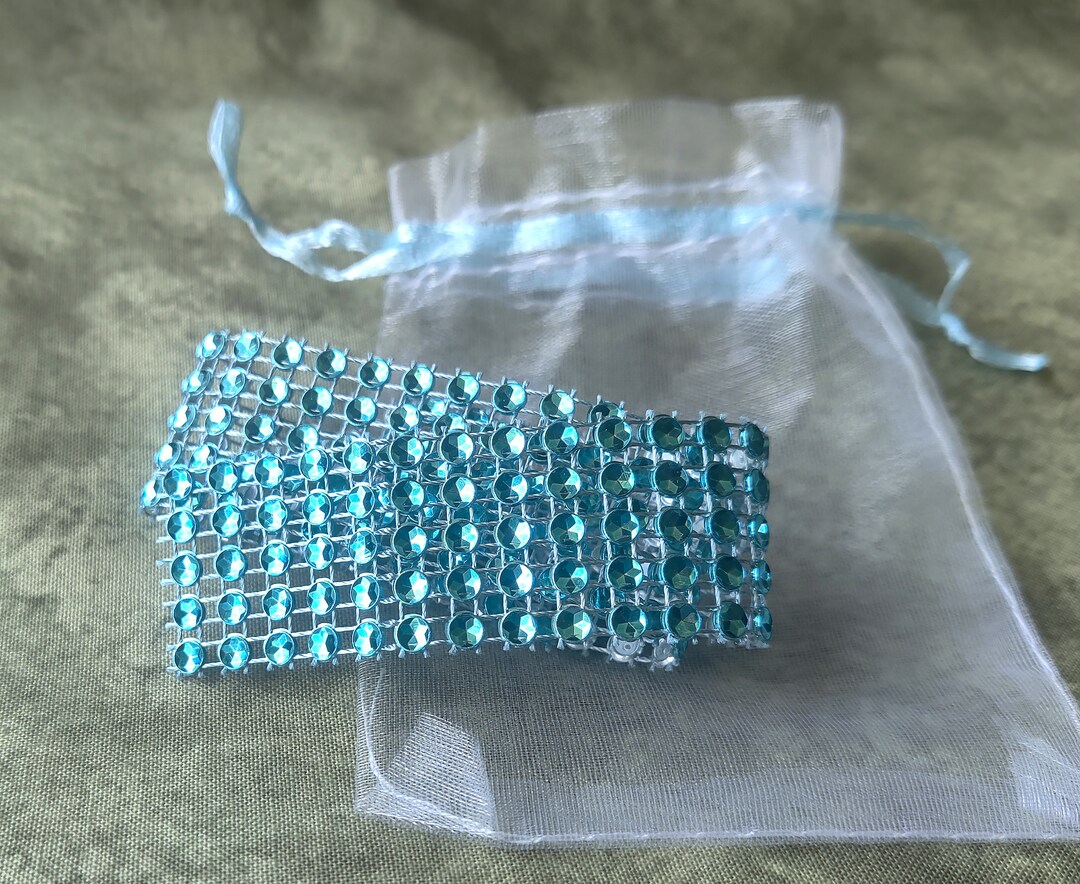 Pearl Wraps: TEAL BLUE Diamante Diamond 12 Inch Sections - Etsy