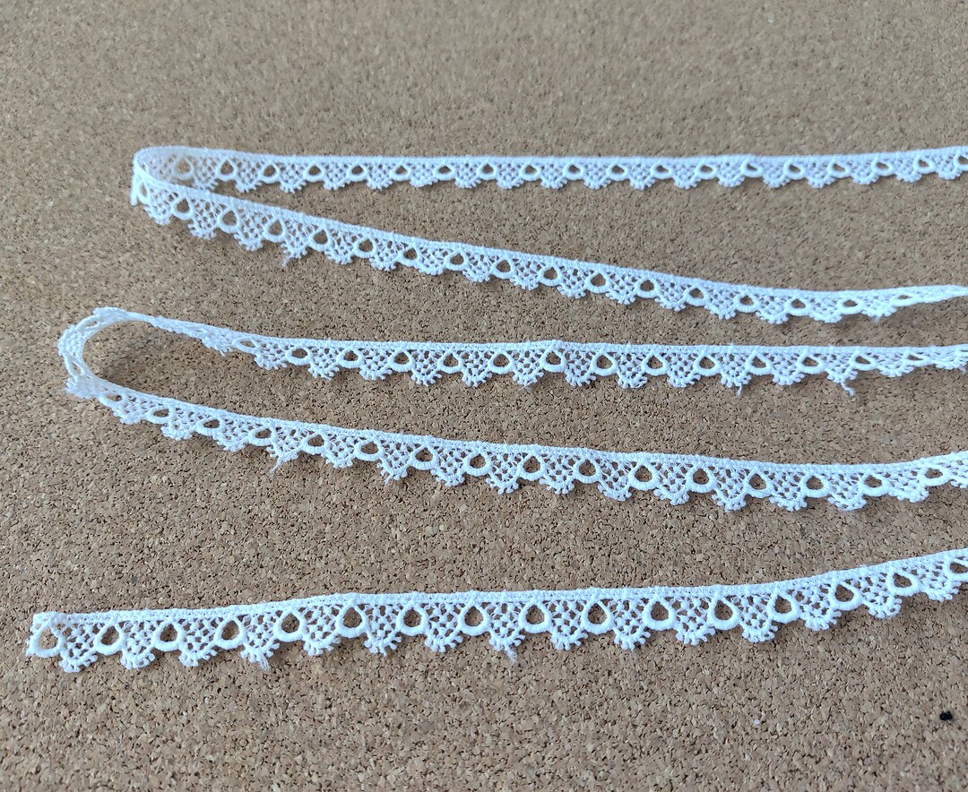 1/2" White Loop-d-loop Lace Trim, by the Yard - Etsy