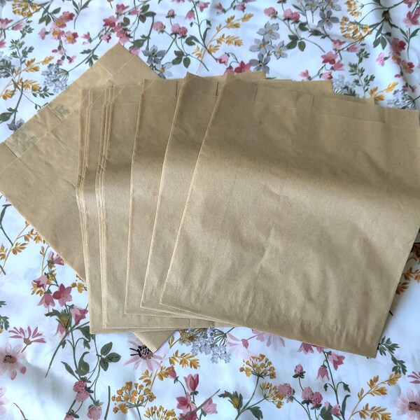 Flat Paper Bags - Etsy