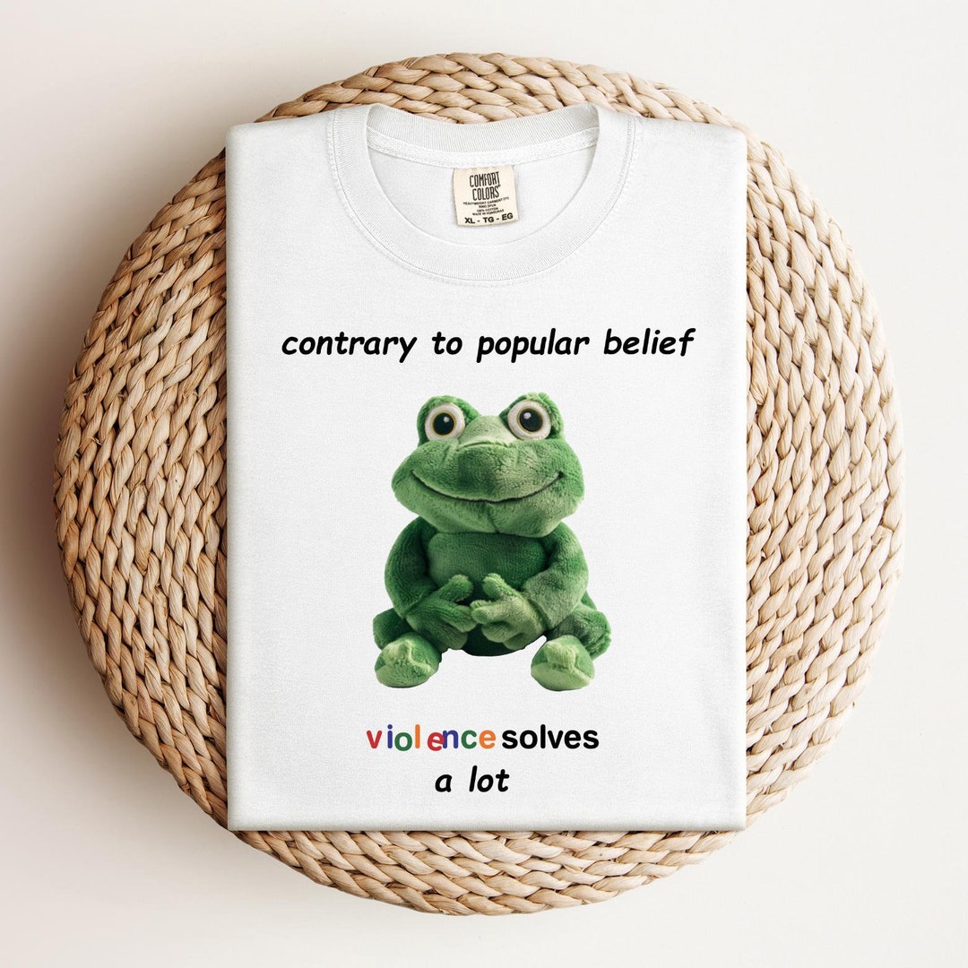 Violence Solves A Lot Clowncore Shirt, Funny Meme Shirt, Clown Shirt ...