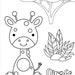 Safari Colouring Pages - Etsy