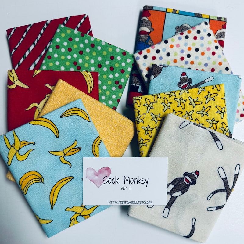 Sock Monkey Fabric - Etsy