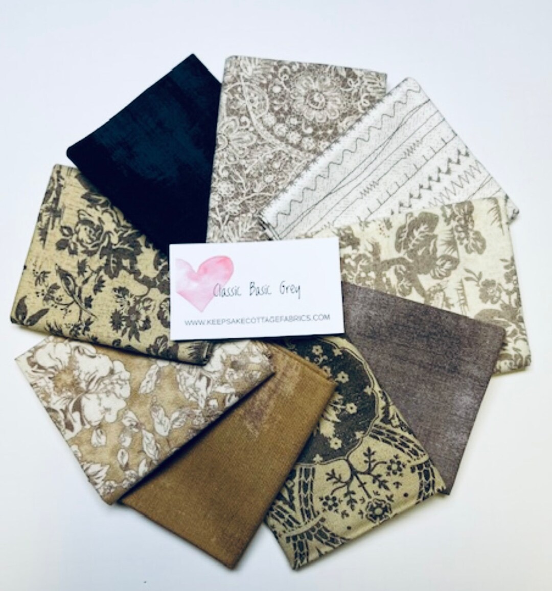 Classic Basic Grey- Fat Quarter Bundle - Etsy