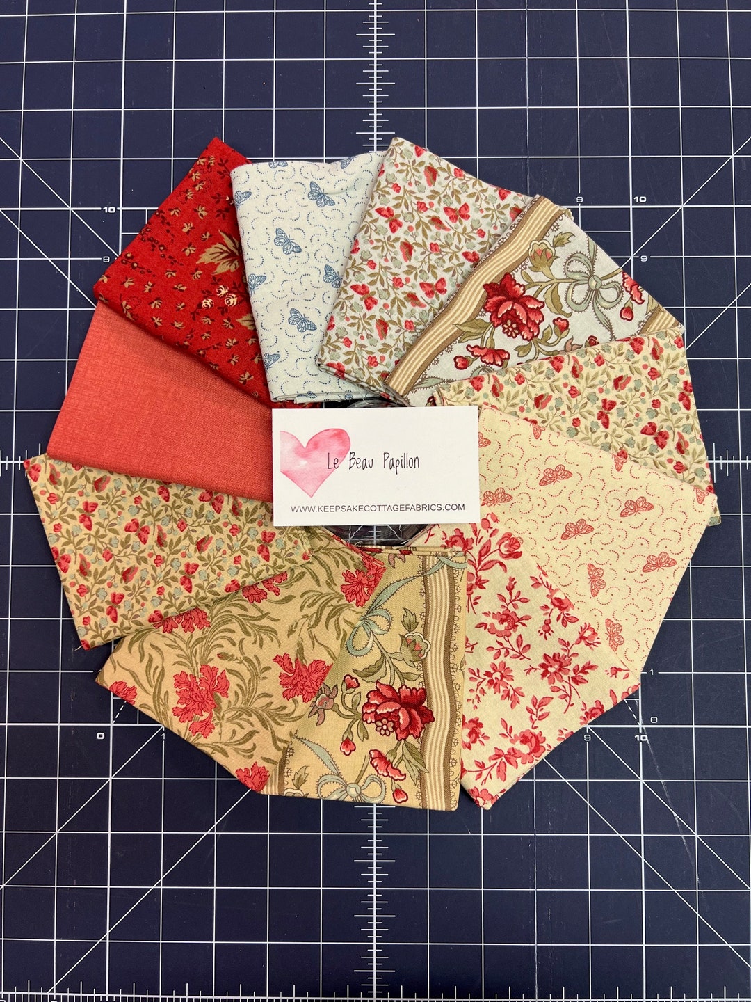 French General Le Beau Papillon Fat Quarter Bundle - Etsy