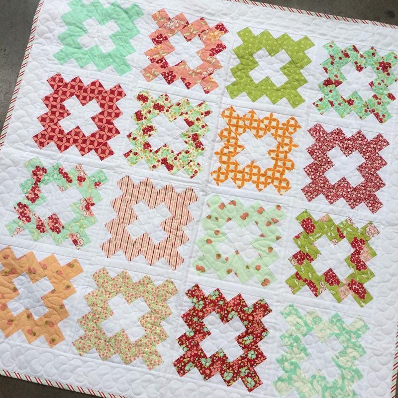 Hello Darling by Bonnie & Camille for Moda - Frivols Quilt Kit ...