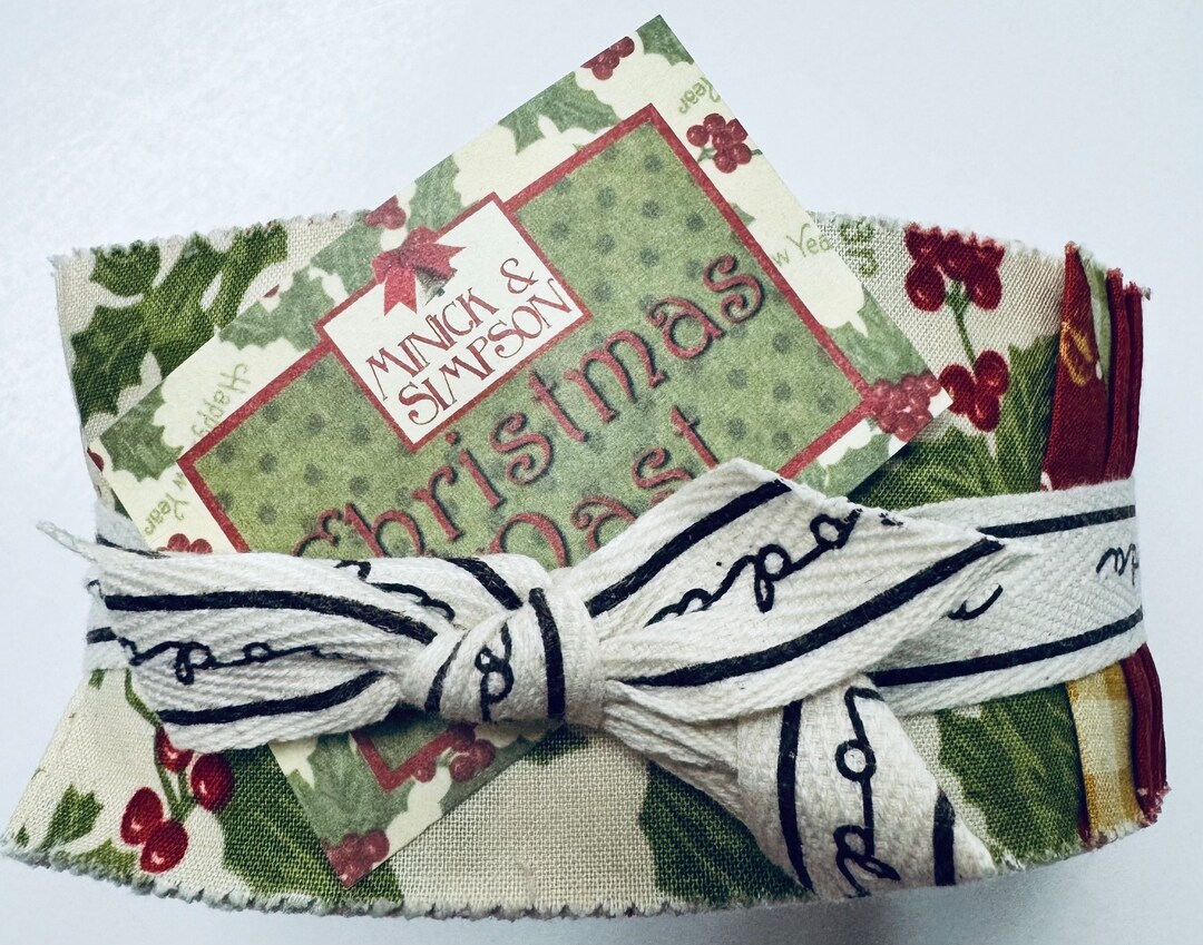 Christmas Past by Minick and Simpson for Moda - Jelly Roll OOP, HTF - Etsy